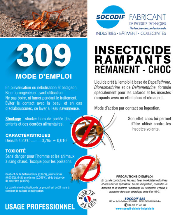 309 – INSECTICIDE RAMPANTS – Socodif
